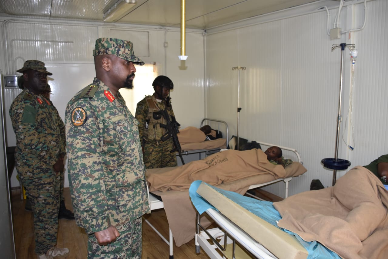 Gen Muhoozi Visits UPDF Soldiers in Somalia Days After Al-Shabaab ...