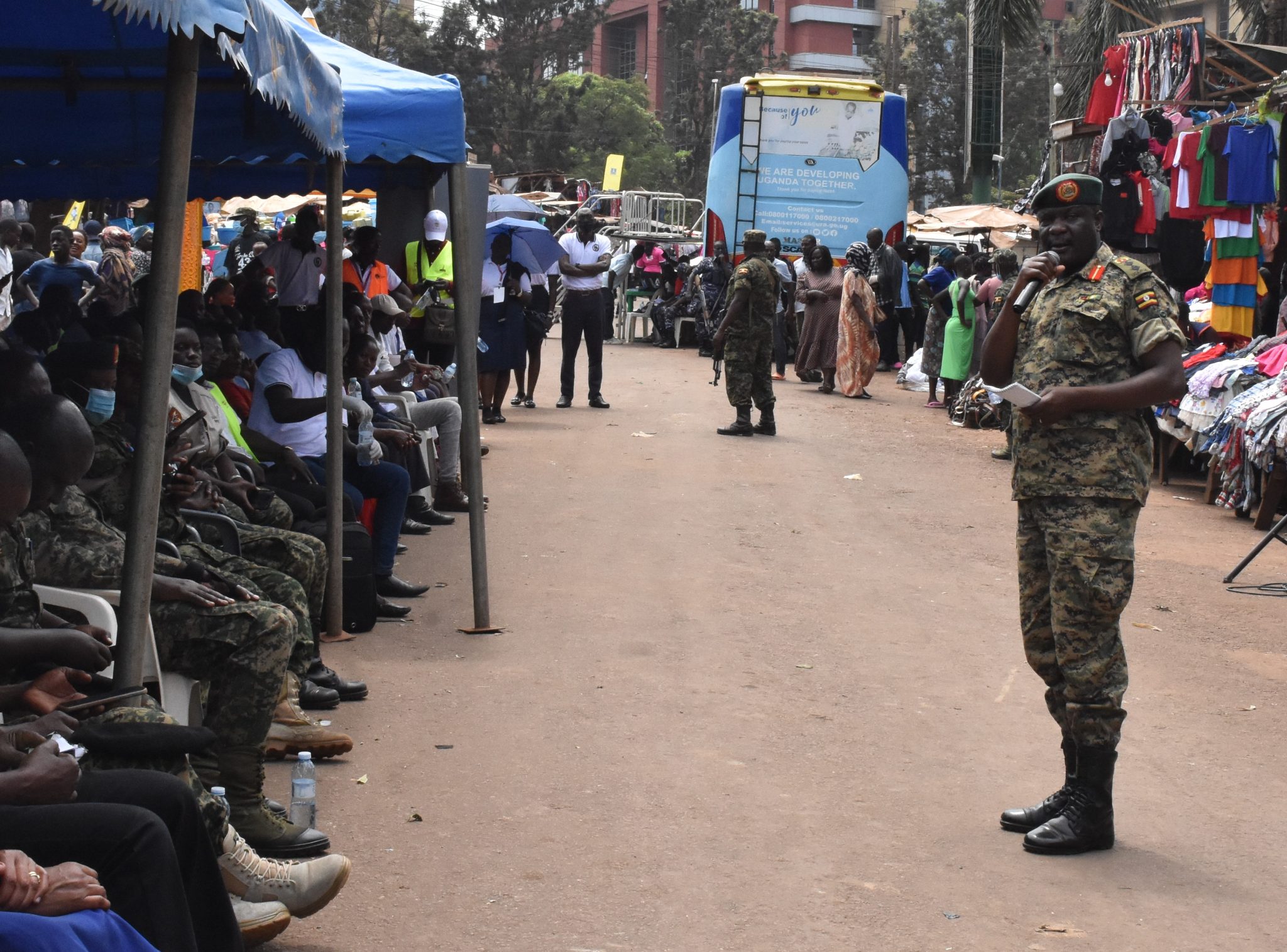 UPDF partners with Pamoja Foundation to clean Nakawa market – DAILY ...